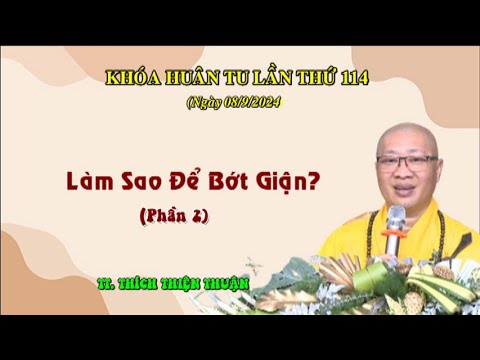 Làm sao để bớt giận?